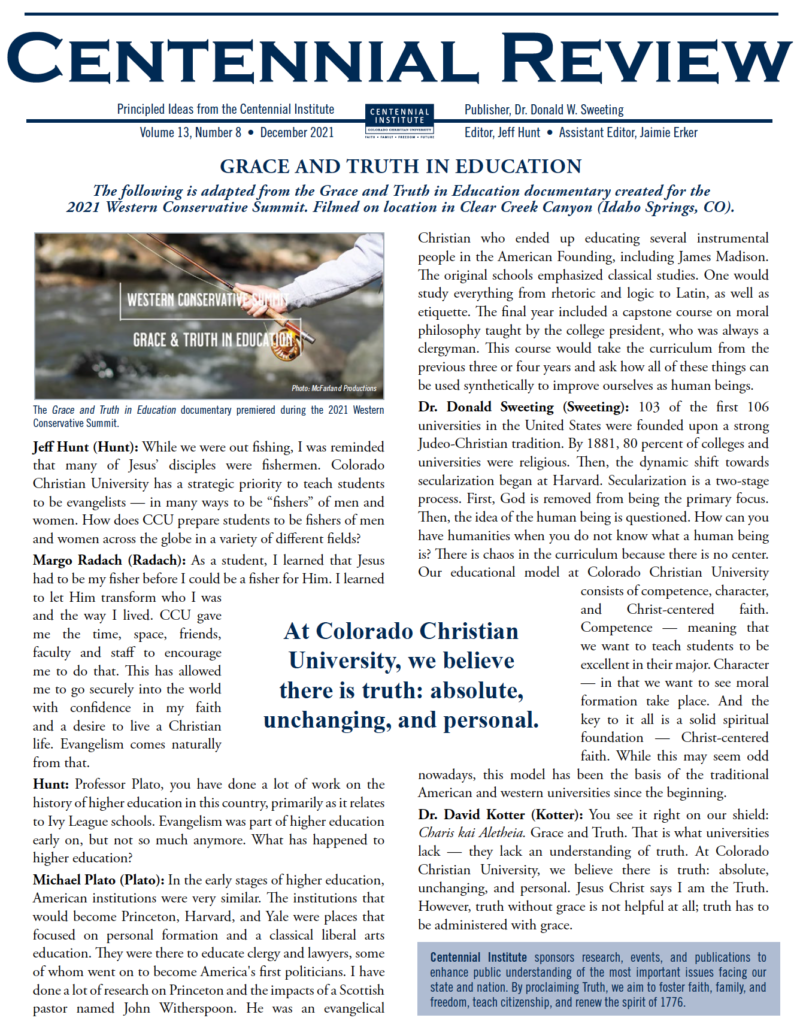 Centennial Review - Centennial Institute