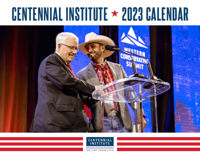 Centennial Institute 2023 Calendar - Centennial Institute